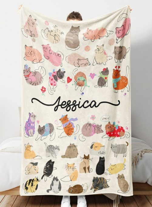 Personalized Cat Blanket - LuvinGift