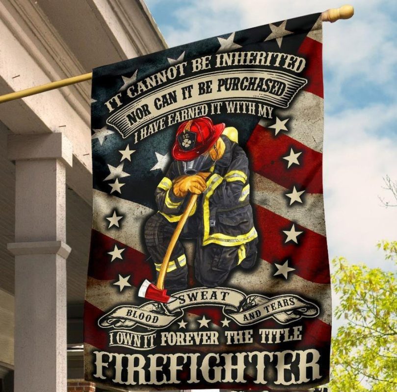 Firefighter Fireman Flag - LuvinGift
