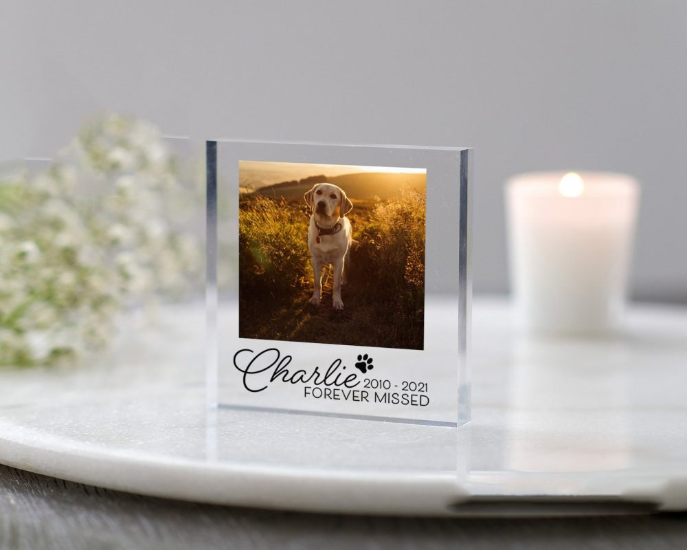 Personalized Acrylic Plaque Dog Memorial - LuvinGift