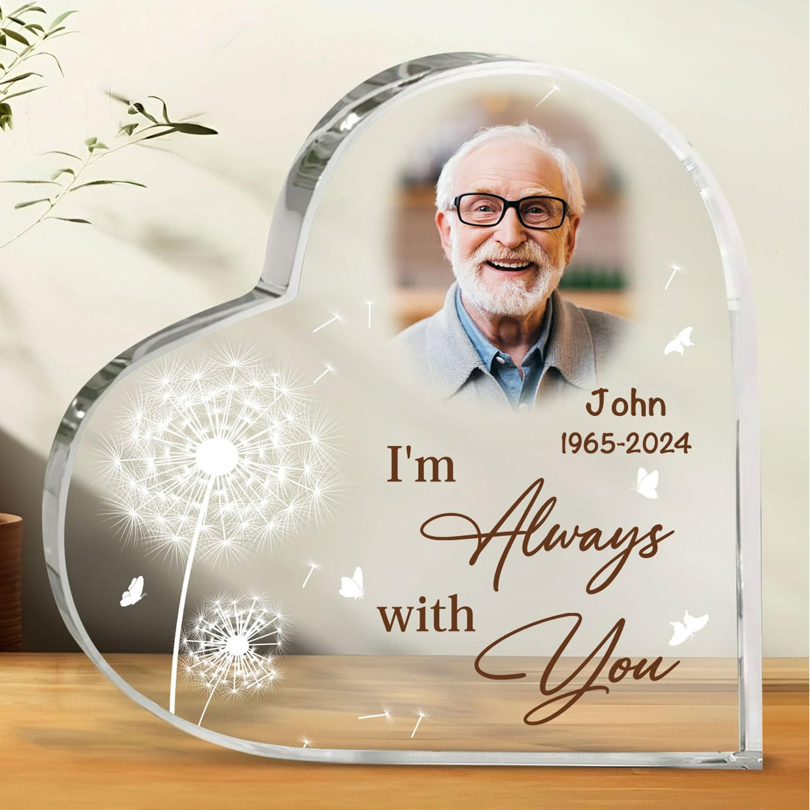 Personalized Memorial Acrylic Plaque - LuvinGift